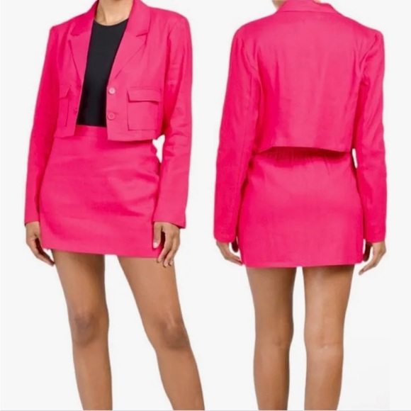 House of Harlow 1960 | Jackets & Coats | House Of Harlow Linen Blend ...